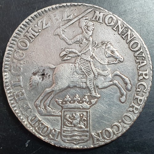 Netherlands Zeeland Ducaton Silver Horse Rider 1791 Sharp Detail | eBay