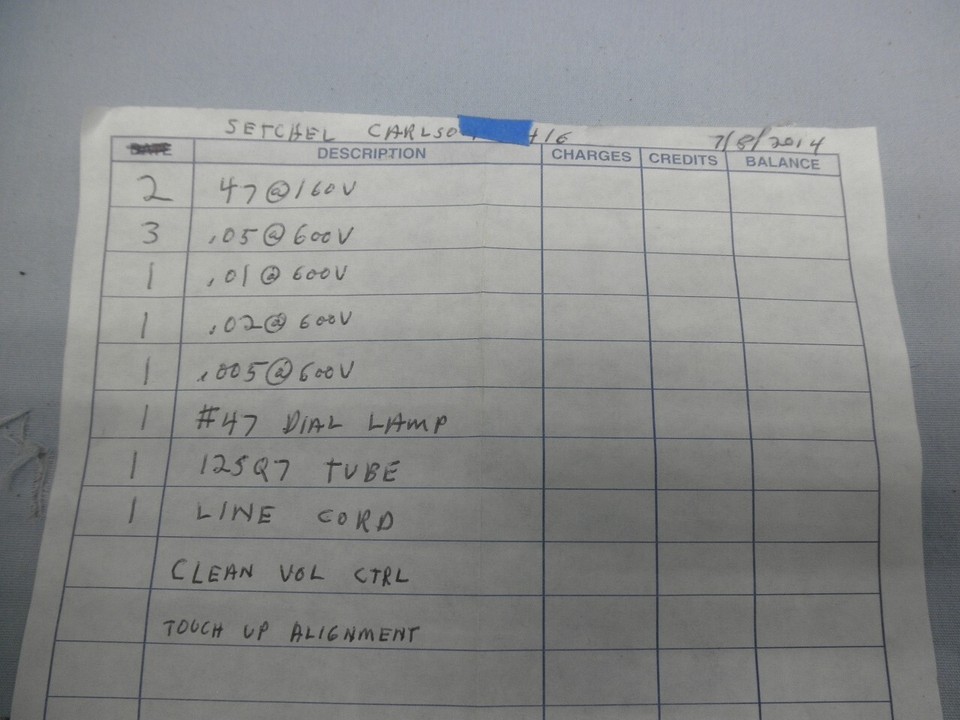 Grey & Cranberry 1946 Setchell Carlson “FROG EYE” #416 Tube Radio ...