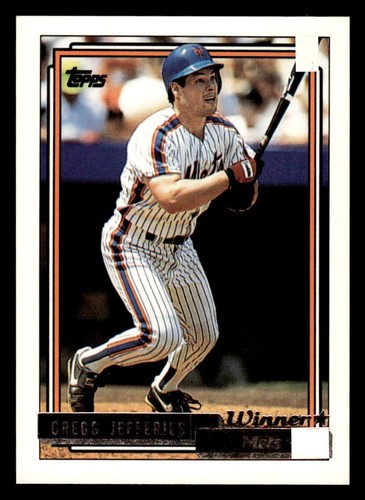 1992 Topps #707 Gregg Jefferies Gold Winners | eBay