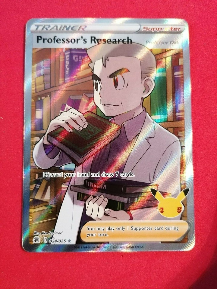 POKEMON - PROFESSORS RESEARCH 024/25 - CELEBRATIONS - TRAINER - ENG ...