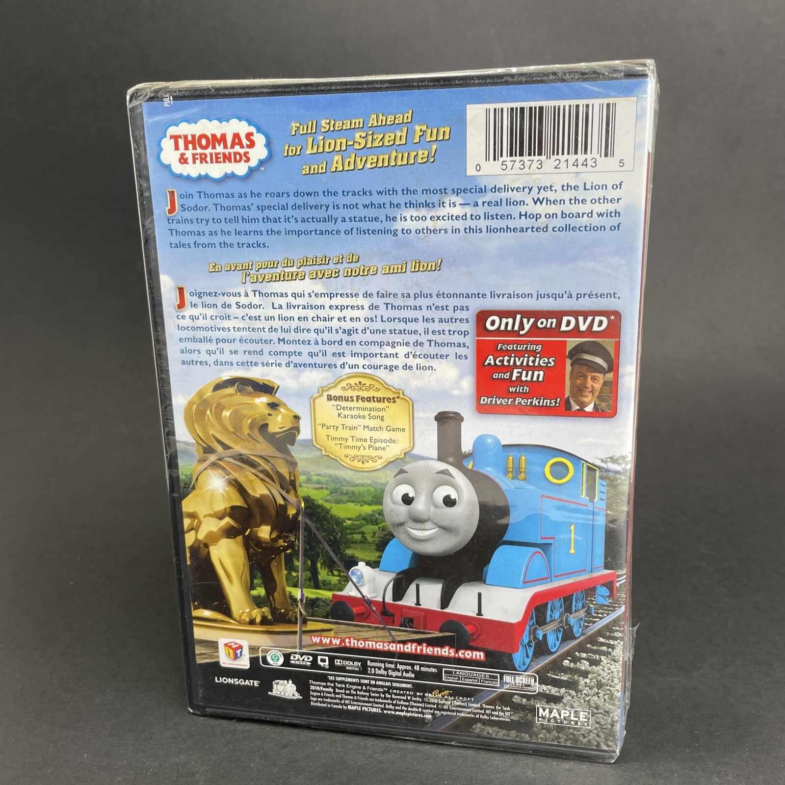 Thomas & Friends, The Lion Of Sodor (DVD, 2010) Brand New Sealed, Ben ...
