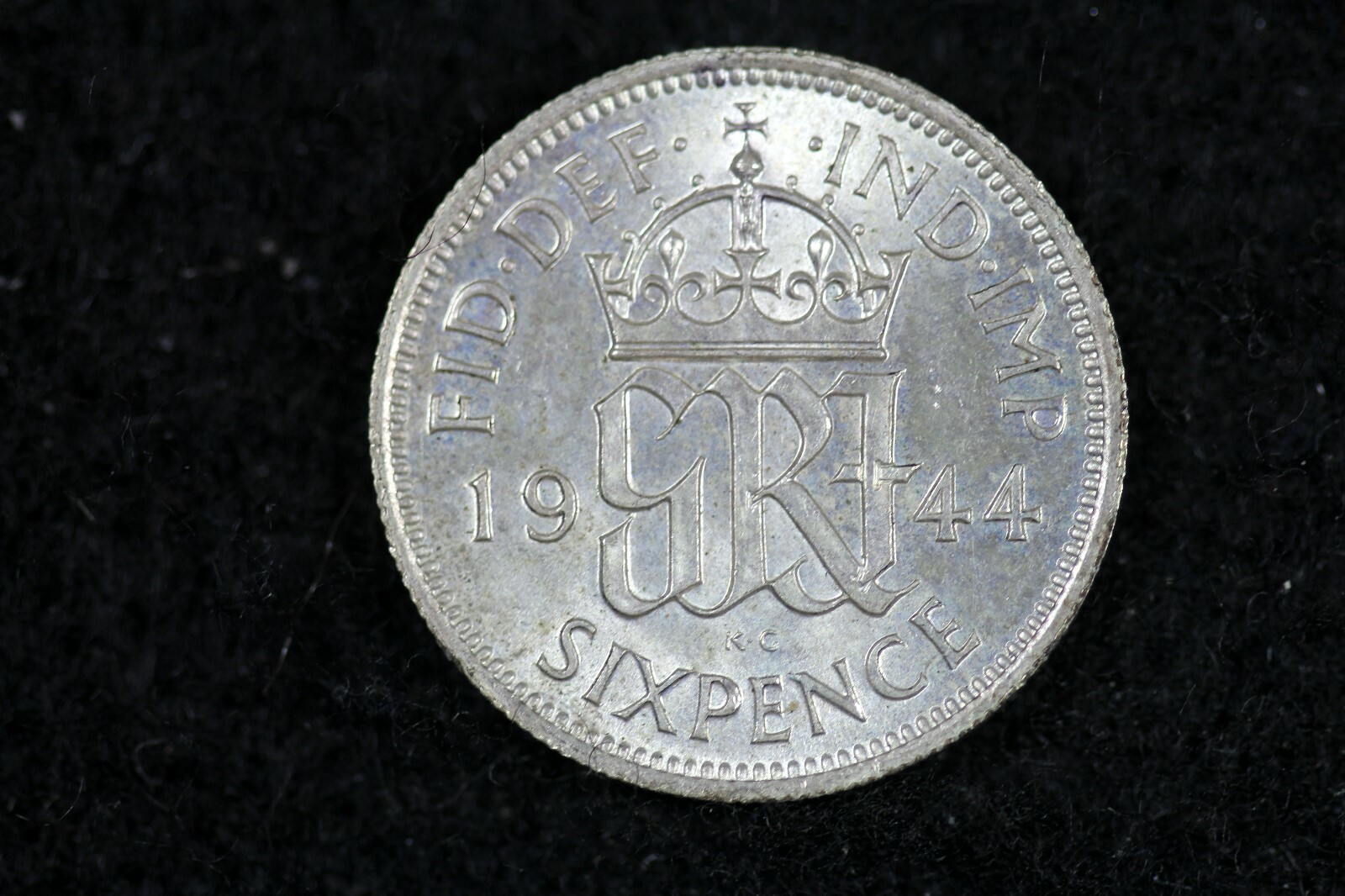 1944 - GEORGIVS VI D:G:BR:OMN:REX SIXPENCE!! #J02316 | eBay