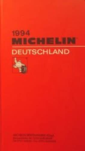 Michelin Red Guide Deutschland 1994 - German Language Edition ...