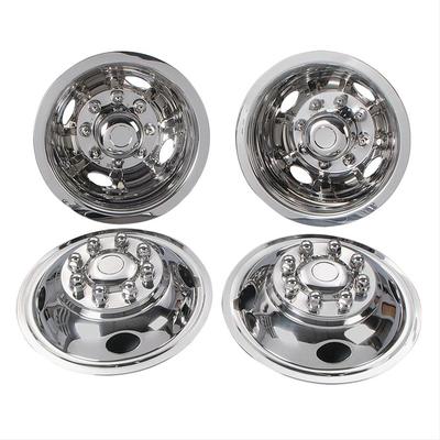 for Chevy 16" 8 lug motorhome hubcaps rv simulators snap on stainless ...