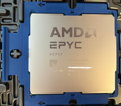 AMD EPYC TURIN SP5 ZEN5 9575F 64-Core 3.3GHz Processor CPU 100 ...