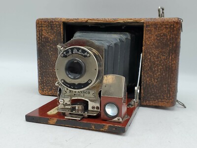 Selling and selling Antique Ansco No.4 Model D Folding Bellows Camera w ...