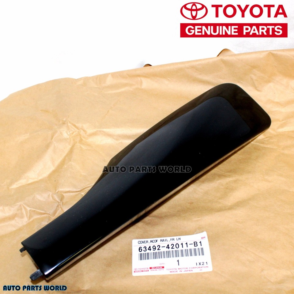 GENUINE TOYOTA 01-03 RAV4 FRONT LEFT DRIVER ROOF RACK LEG COVER 63492 ...