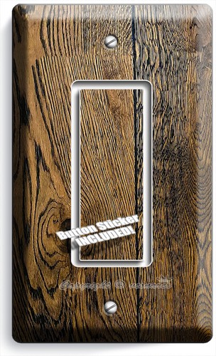 RUSTIC ANTIQUE OLD WOOD STYLE LIGHT SWITCH OUTLET WALL PLATES COUNTRY ...