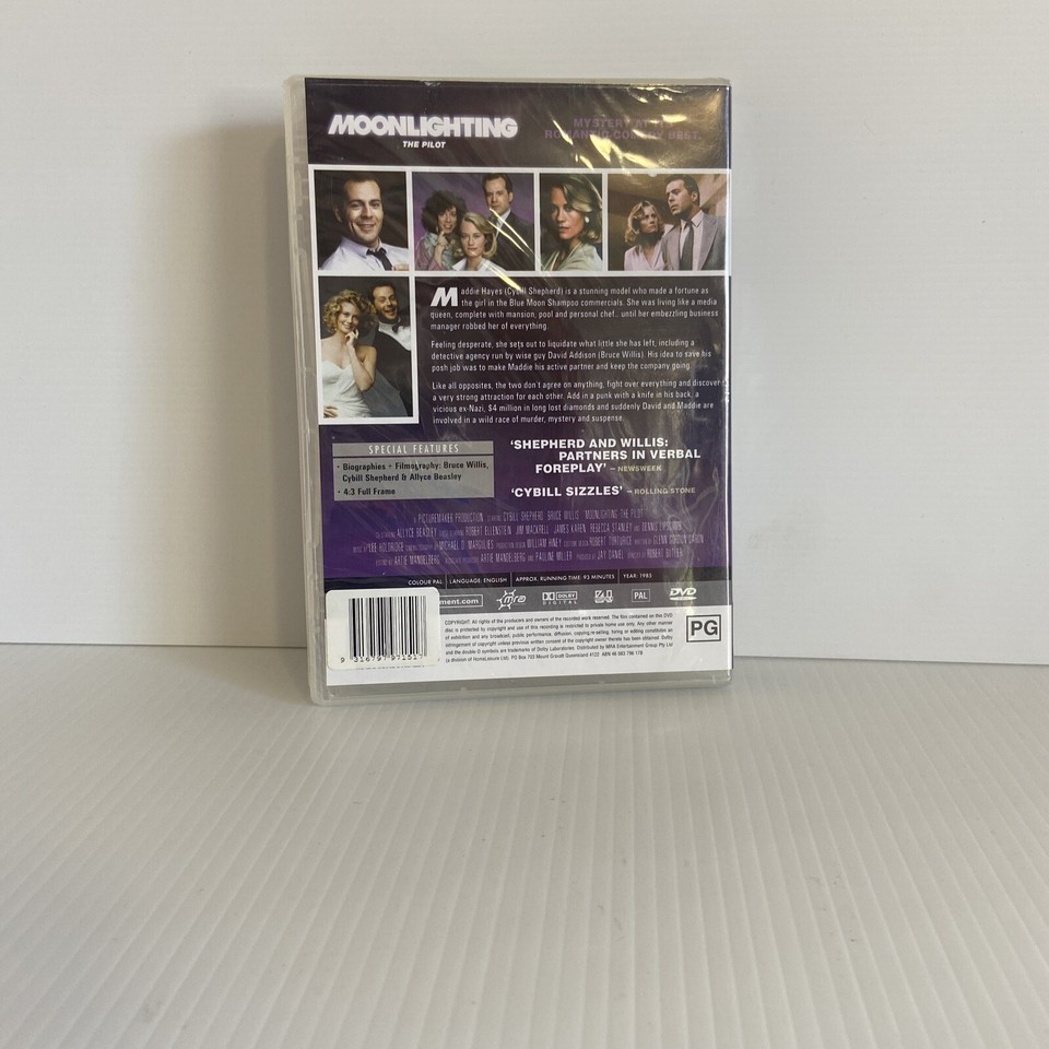 Moonlighting - The Movie (DVD, 1985) Bruce Willis Cybill Shepherd *Free ...