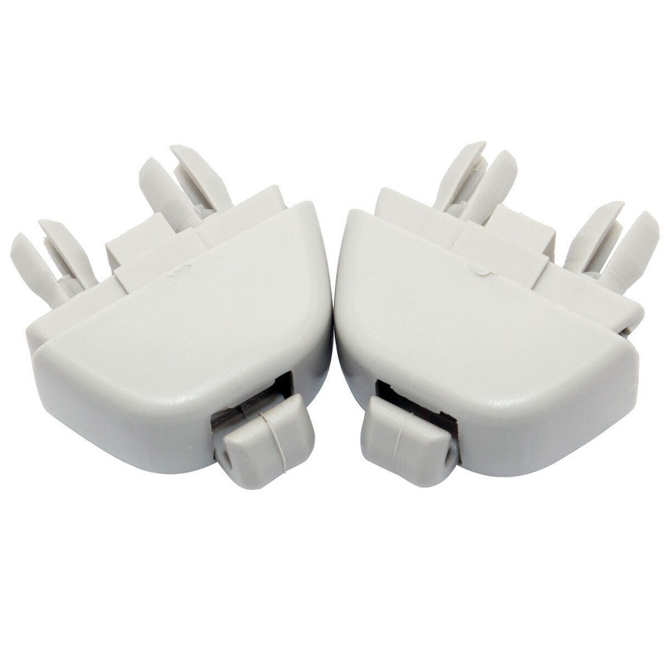 2PCS Sun Visor Clip Gray for 2012-2019 VW Volkswagen Passat 6R0-857-561 ...