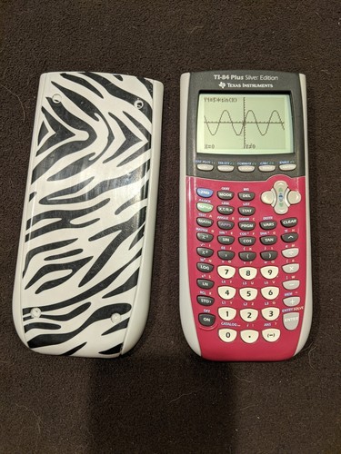 Red Zebra Ti-84 Plus Silver Edition Graphing Calculator TI 84 | eBay