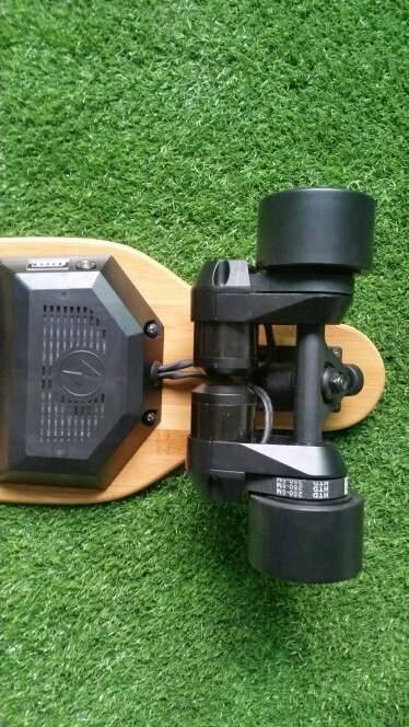 DIY dual 1500W electric longboard drive kit 90MM wheel 7"trucks CNC ...