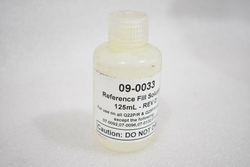 09-0033 REFERENCE FILL SOLUTION 125mL REV D FOR Q22P/R & Q25P/R SENSORS ...