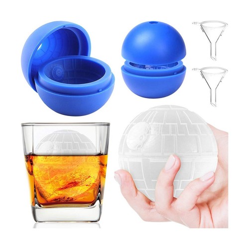Large Sphere Star Wars Death Star Ice Cube Mold, Easy to Fill & Rel ...