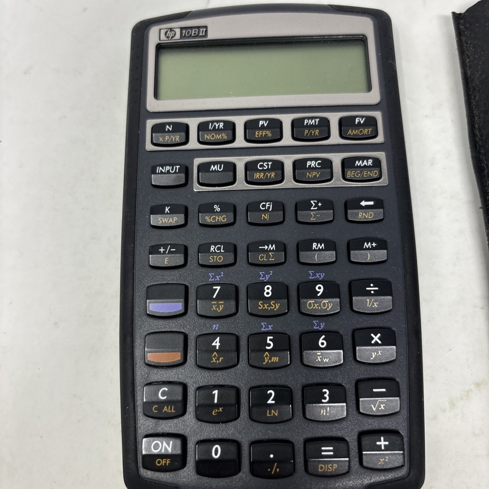 HP HP-10BII Financial Calculator - Black | eBay