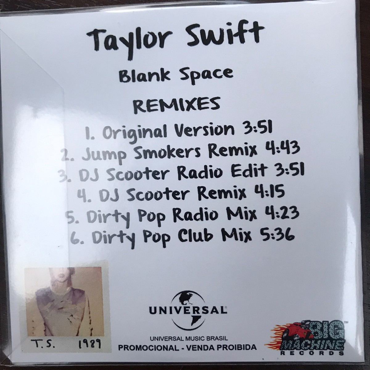 Taylor Swift Blank Remix