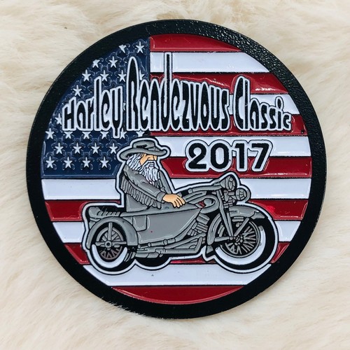 2017 Harley Davidson Motorcycle Rendezvous Classic Souvenir Enamel ...