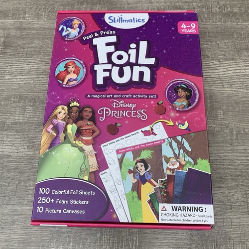 Skillmatics Foil Fun Disney Princess Mess Free Foil Art Craft Set New ...