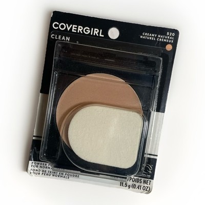 CoverGirl Clean CREAMY NATURAL Powder Foundation NOS | eBay