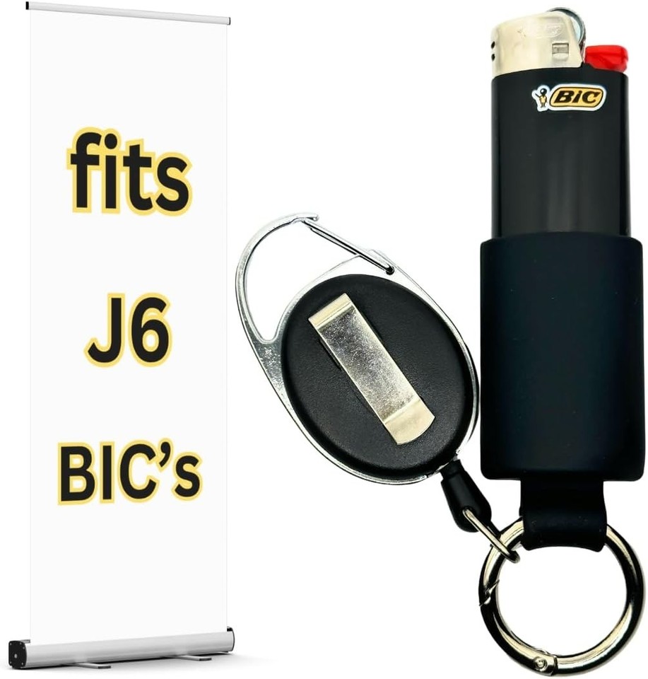 Retractable Lighter Holder for BIC Lighters Made for The J6 BICs ...
