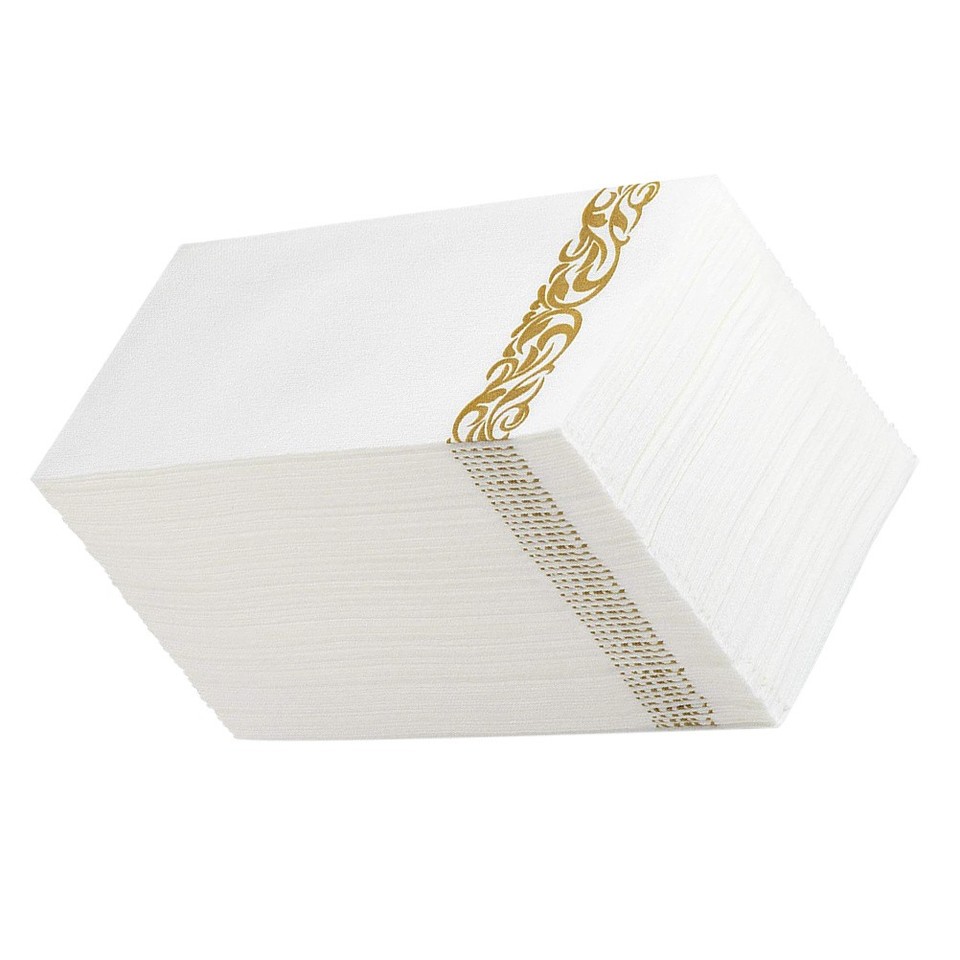 Christmas Paper Napkins Dinner Bathroom Hand Towels Bridal Shower ...