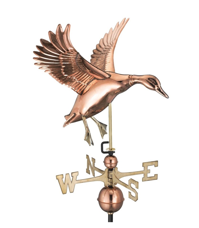 Good Directions Copper Bronze Finish Landing Duck Weathervane | eBay
