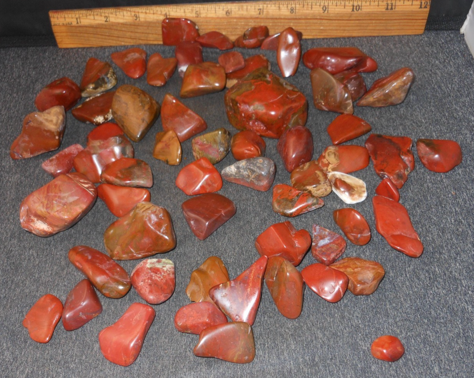 Washington State Tumbled and Polished Cherry Creek Jasper Roughs. | eBay