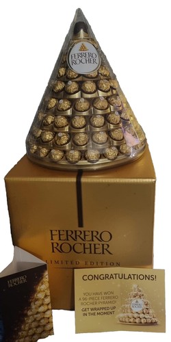 Ferrero Rocher Praline Pyramid Cone - 96 Pieces - Limited Edition 2024 ...