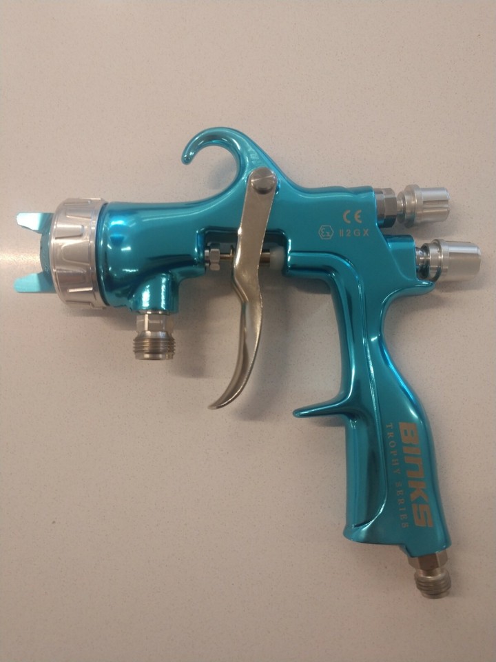 Binks Trophy Pressure Feed HVLP Spray Gun w/1.8mm spray nozzle - 2465 ...