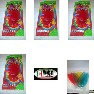 7x10 Slaps Cachepigui (Cachetadas) Tropical Fruit Lollipop Mexican ...
