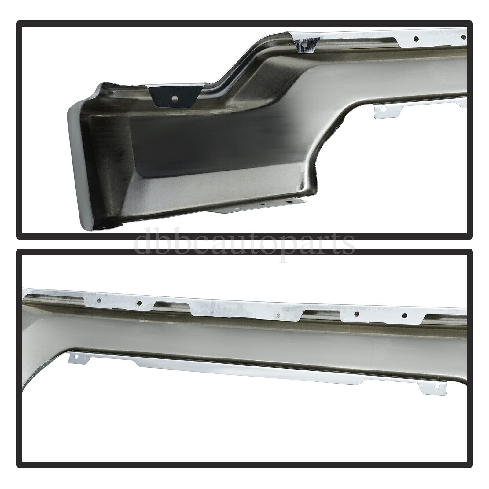 Front Bumper Chrome Face Bar Without Sensors For GMC Sierra 1500 2019 ...