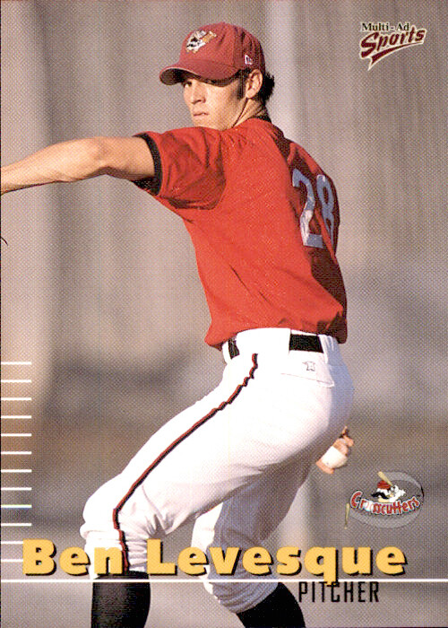 2000 Williamsport Crosscutters Multi-Ad #16 Ben Levesque Cary North ...