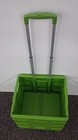 HEAVY DUTY LARGE GREEN FOLDING BOOT SHOPPING CART TROLLEY CRATE 40KG ...