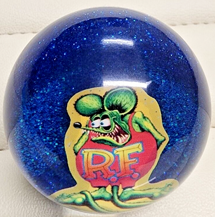 Rat Fink Custom Glitter Shift Knob Hot Rod, Rat Rod, Mooneyes Vintage ...