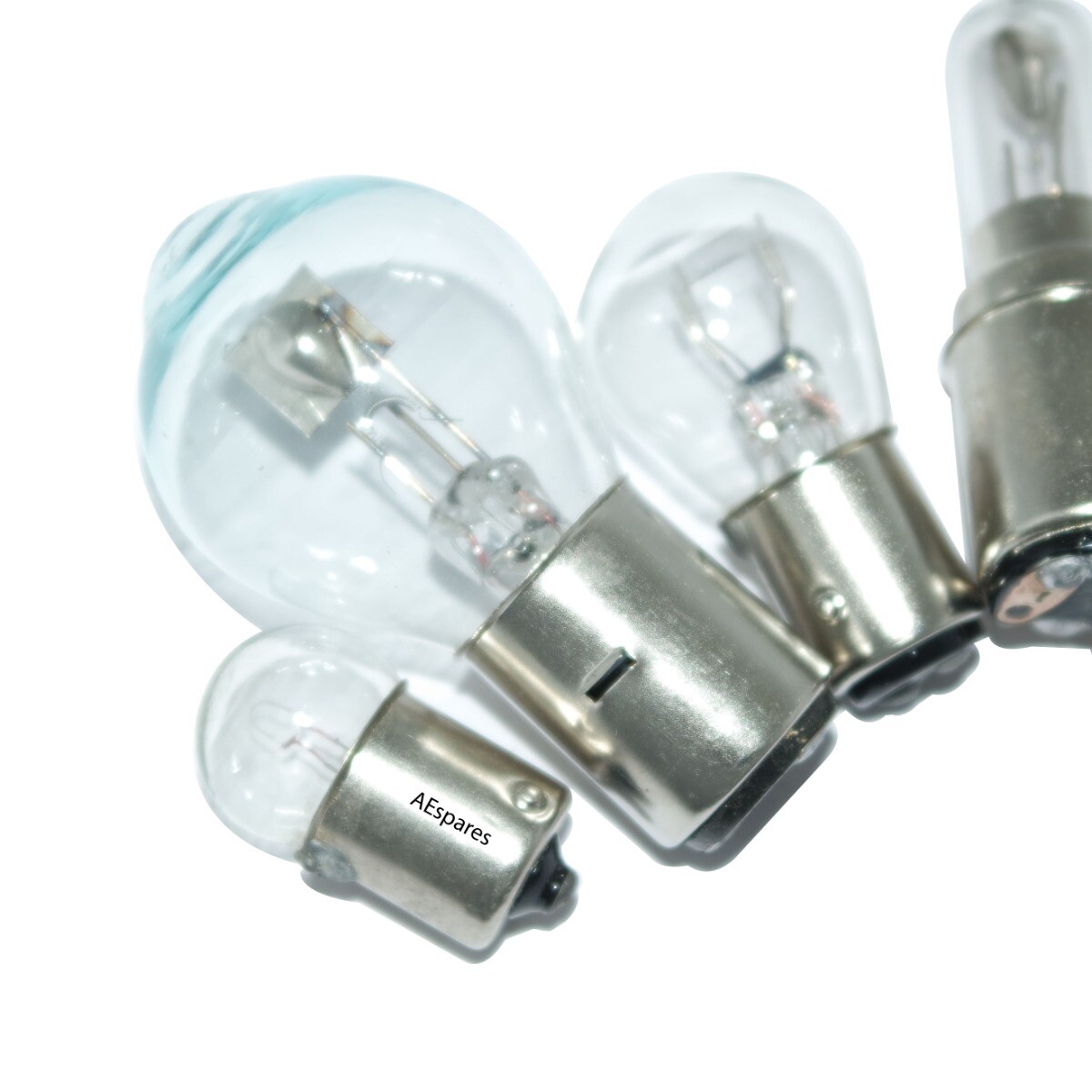 7x Lambretta Vespa 12v Bulb Kit Headlight Halogen Rear Light Speedo ...