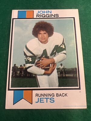 1973 Topps - Football #245 John Riggins New York Jets | eBay