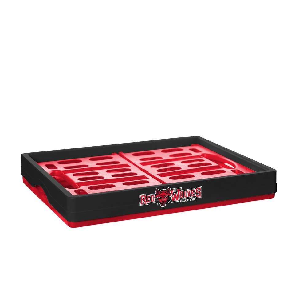 Arkansas State Red Wolves Collapsible Crate-NCAA Stackable Storage ...