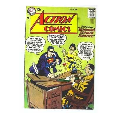 Action Comics #237 - 1938 series DC comics Fine minus / Free USA ...