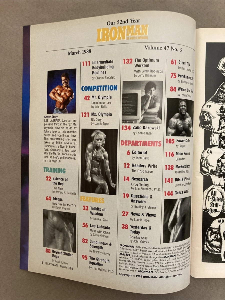 Lee Labrada Workout Routine 2017 | EOUA Blog