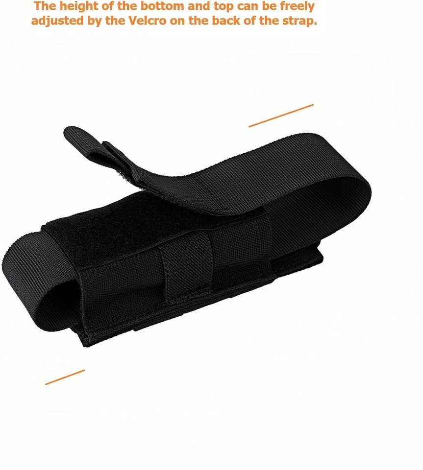 Tactical Flashlight Holster MOLLE Torch Holder MK4 OC/Mace Pepper Spray ...