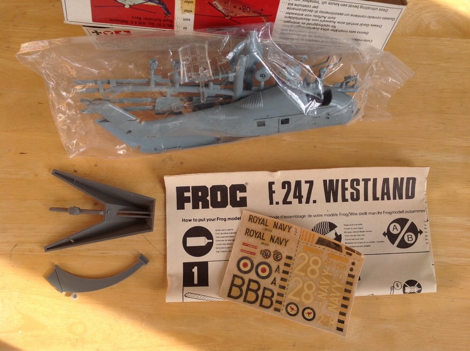 Frog 1:72 Westland Wessex Mk.1 or Mk.31 Vintage Model Airplane Kit F247 ...