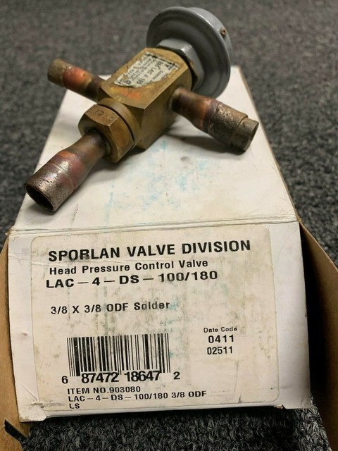 Sporlan Head Pressure Control Valve LAC-4-DS-100/180 for sale online | eBay
