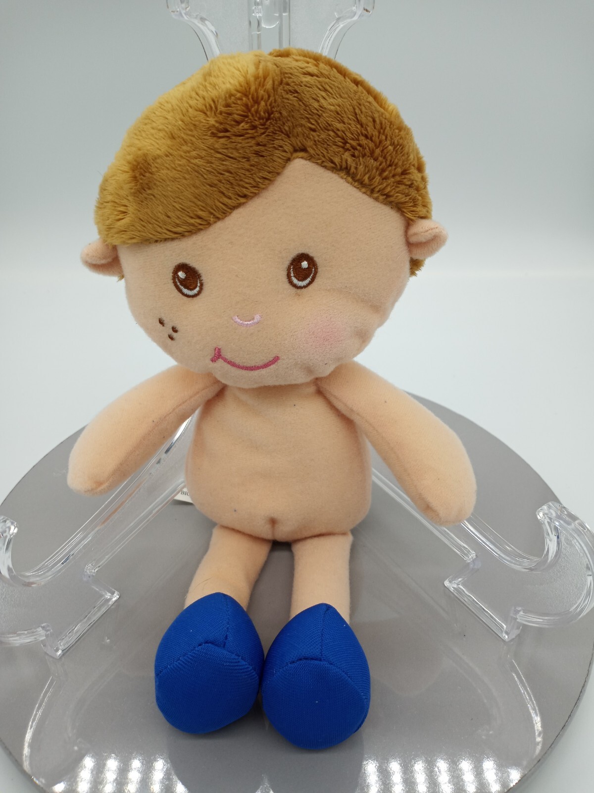 Baby Ganz BG3043 Big Brother Doll 11" Plush Brown Hair Embroidered Face ...