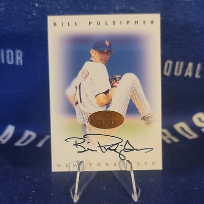 Bill Pulsipher 1996 Leaf Signature Series Gold On Card Autograph Auto ...