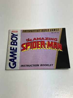 The Amazing Spider-Man Instruction Booklet ONLY! (Game Boy, GB ...