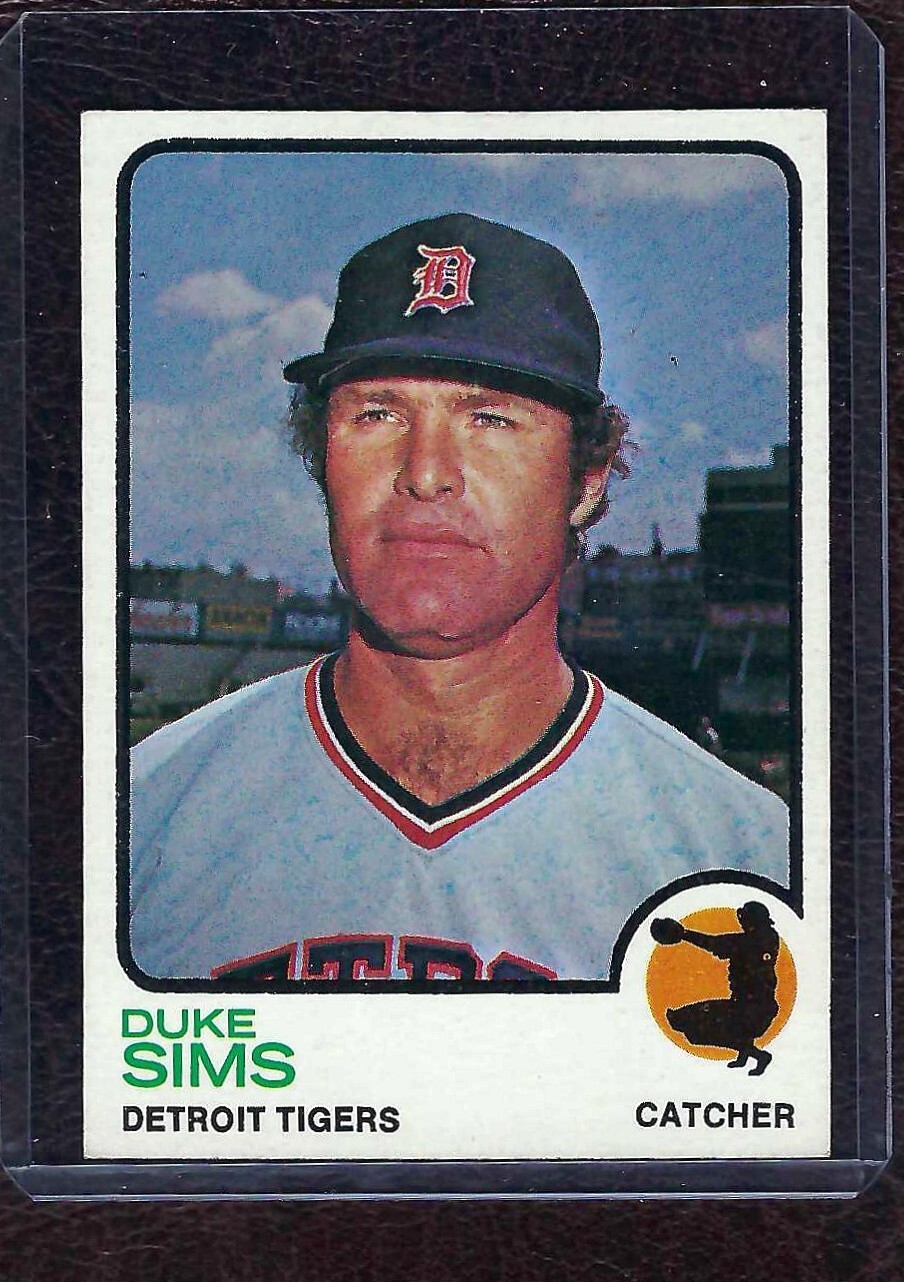 1973 Topps #304 Duke Sims, Detroit Tigers, NM-MT, Centered! | eBay