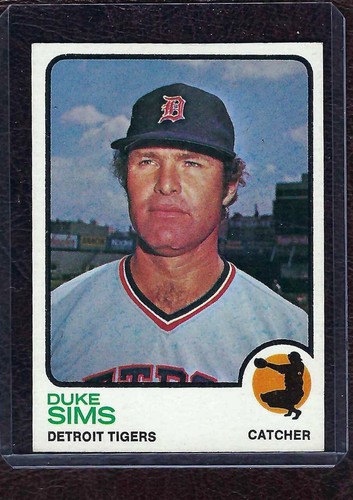 1973 Topps #304 Duke Sims, Detroit Tigers, NM-MT, Centered! | eBay