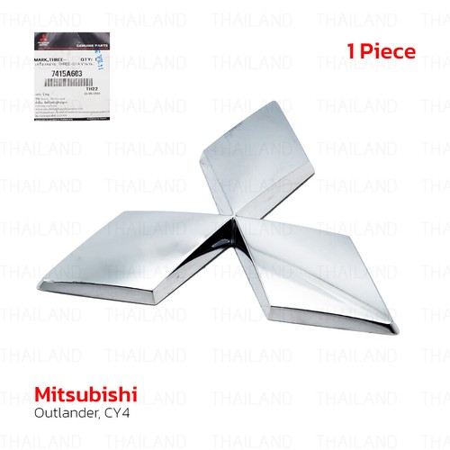 Front Grille 3 Diamond Emblem For Mitsubishi Lancer EX Outlander 2007 ...