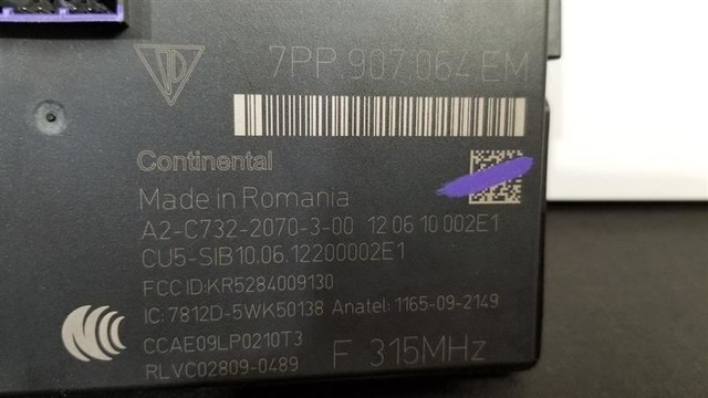 2013 Porsche Boxster 981 Front Body Control Module 7PP907064EM for sale ...