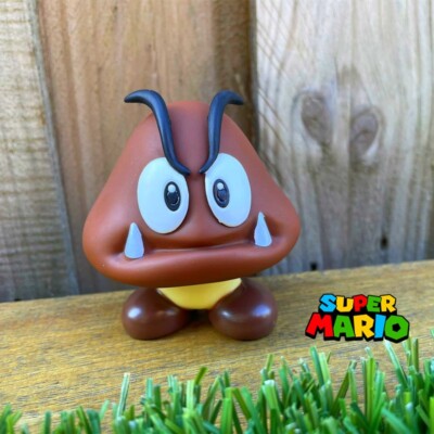 9cm GOOMBA Super Mario Bros. 2 Collection Cake Decor Display Action ...